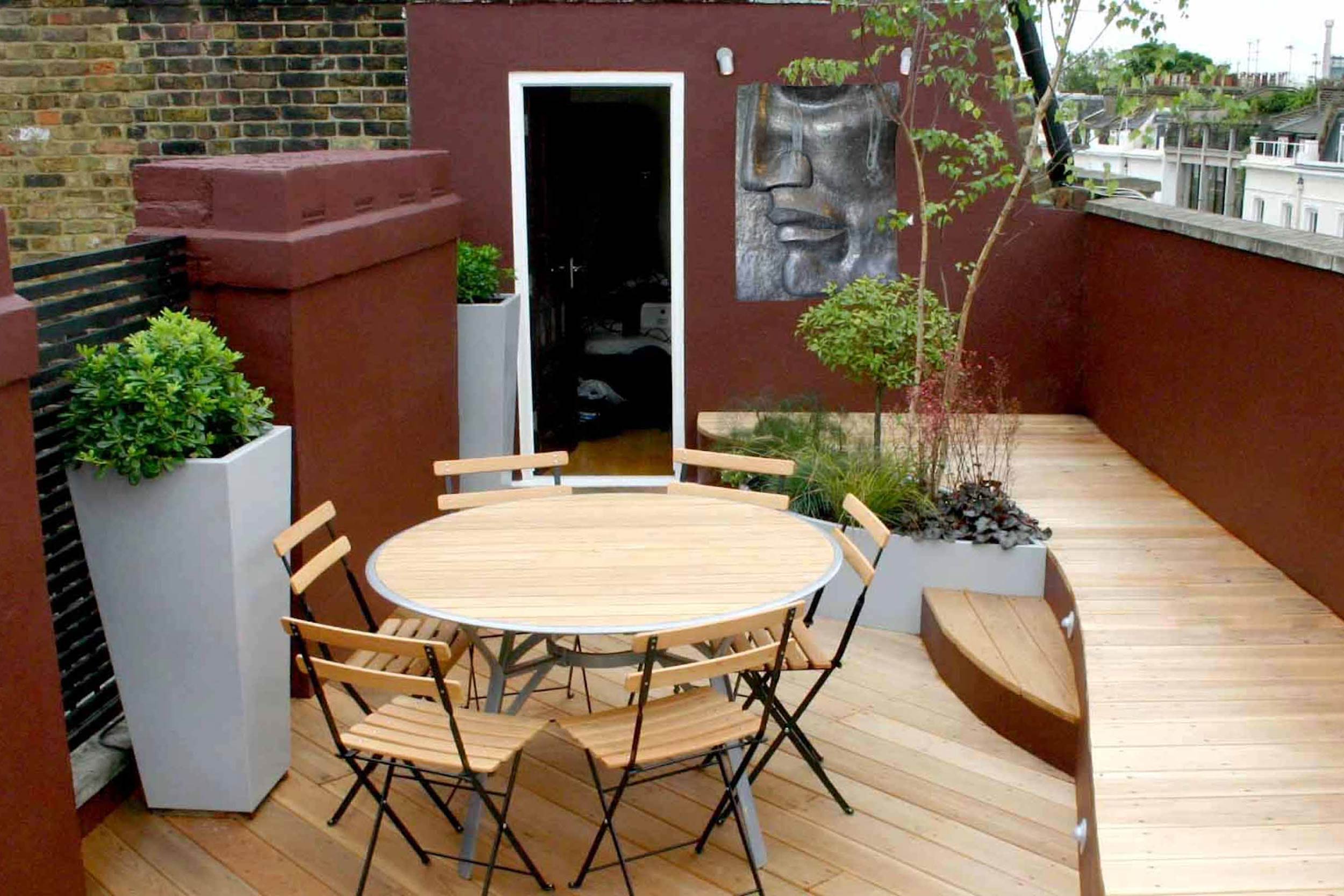 Stylish Seating Roof Terrace Pimlico Victoria SW1 Designs Striking
